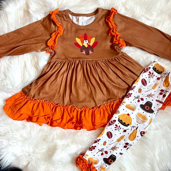 Girls Thanksgiving Outfit - Etsy