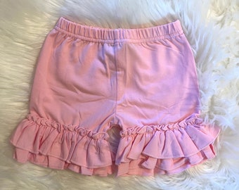 Ruffled Petti Short Pants for Girls / Girls' Ruffle Shorts - Etsy