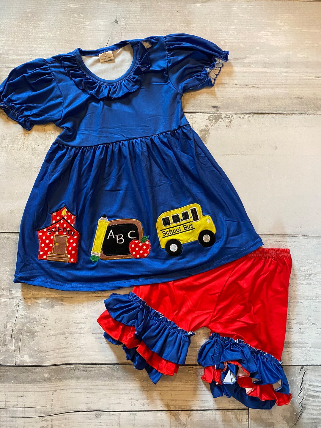 Back to School Bus Outfit - Etsy