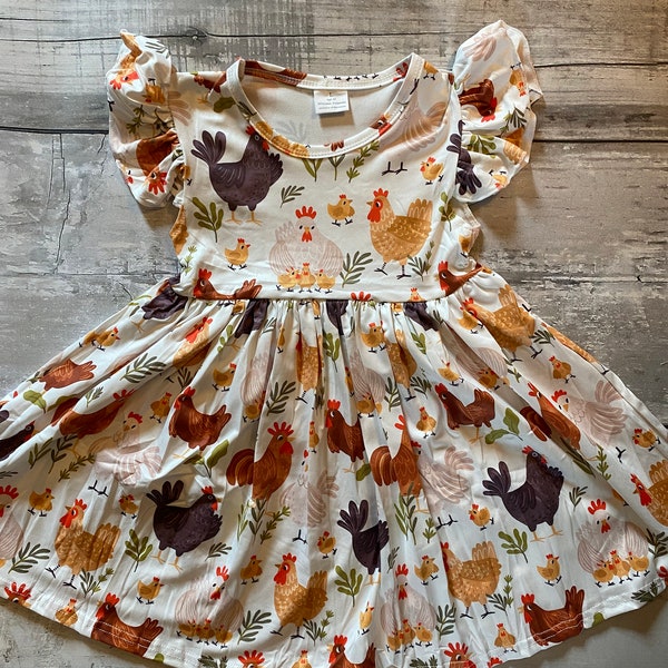 Baby Girl Chicken Dress - Etsy