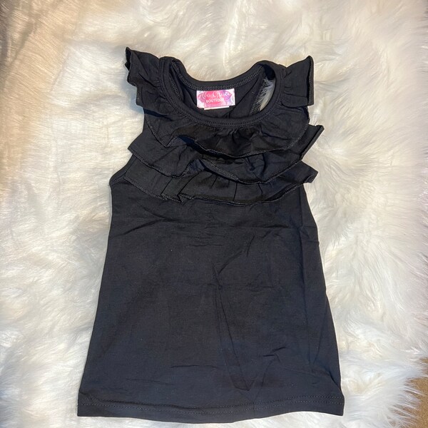 Girls Ruffle Top - Etsy