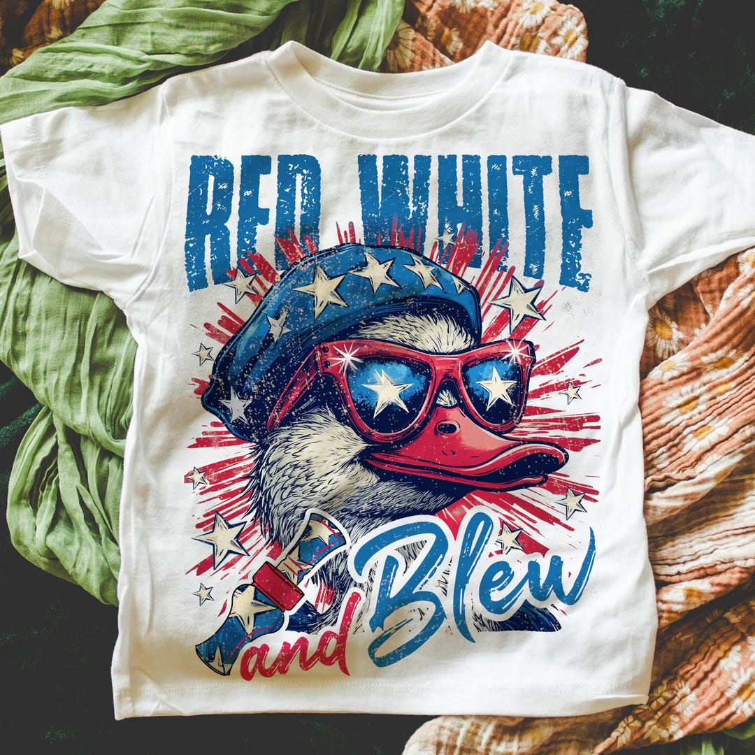 Duck 4th July Png | Red White & Blue Png Duck Call, Boys Independence ...