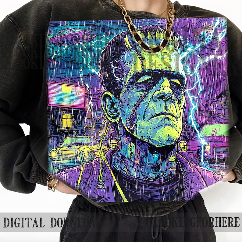 Frankenstein Monster Png, Vintage Halloween Ghost Png, Halloween Horror ...
