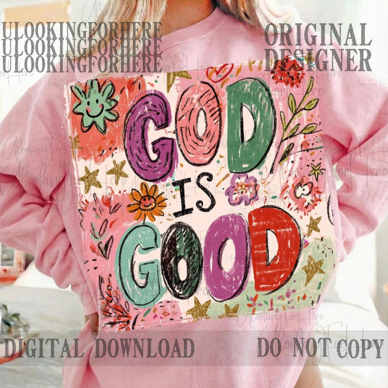 Preppy God is Good PNG Sublimation Design, Easter Png, Bible Verse Png ...