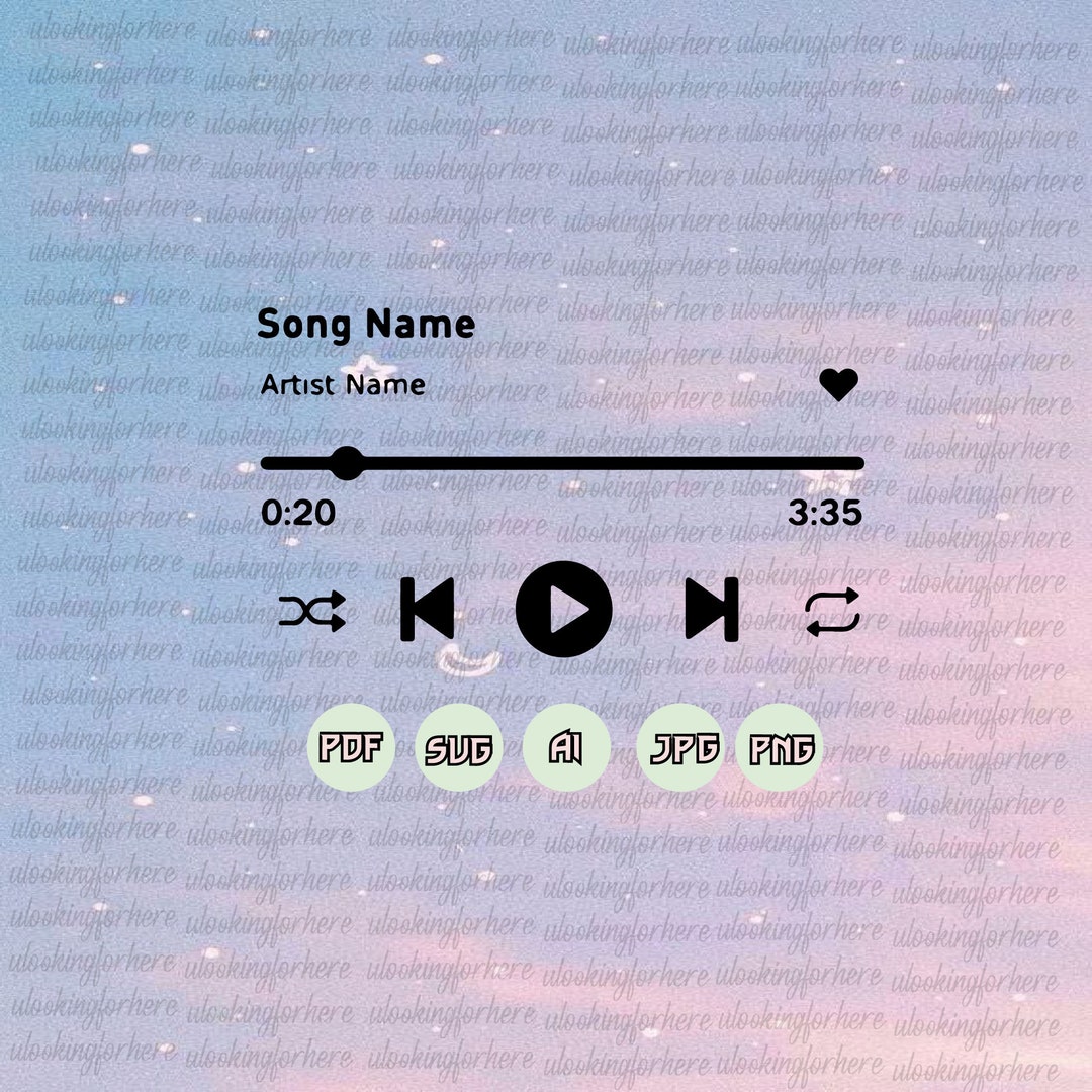 Audio Control Buttons SVG Music Player SVG File-personel - Etsy