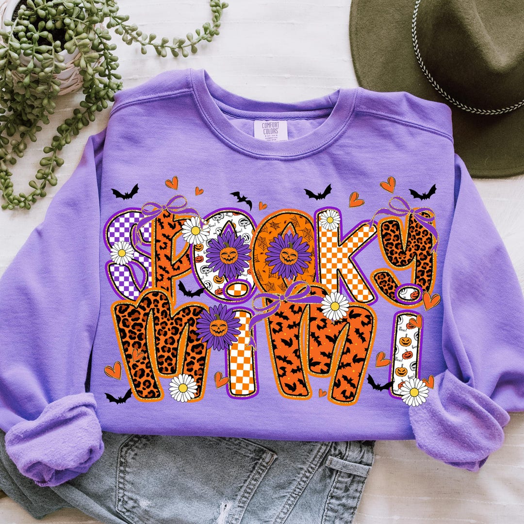 Spooky Mimi Preppy Png,retro Halloween Kids Png, Trending Png, Gothic ...