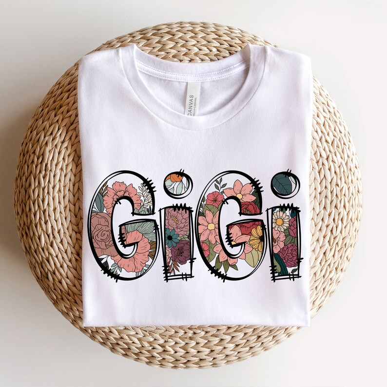 Floral Gigi Png, Gigi Flower Png, Mama Flower Png, Gigi Floral, Grandma ...