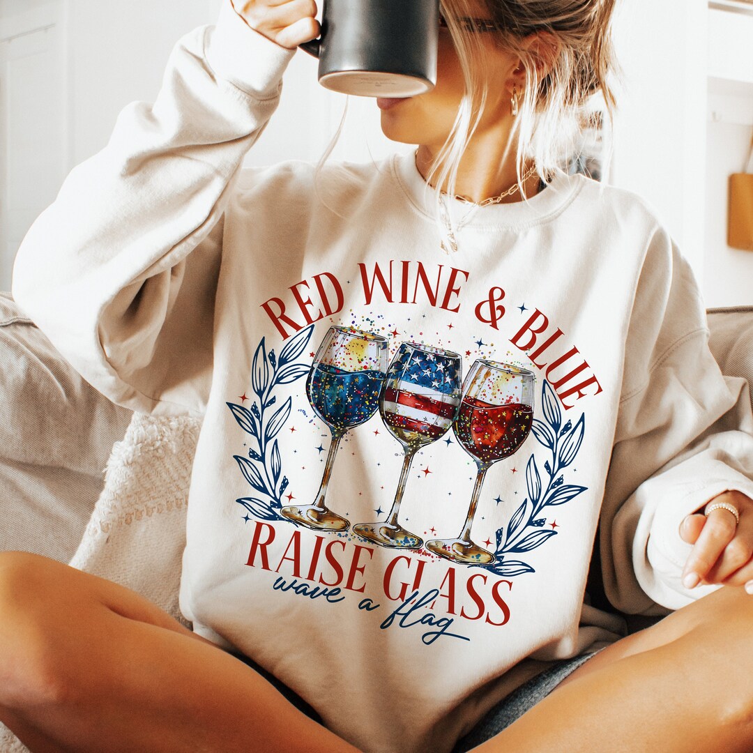 Red Wine & Blue PNG, 4th of July Wine Png, 4th of July Png, America Png ...