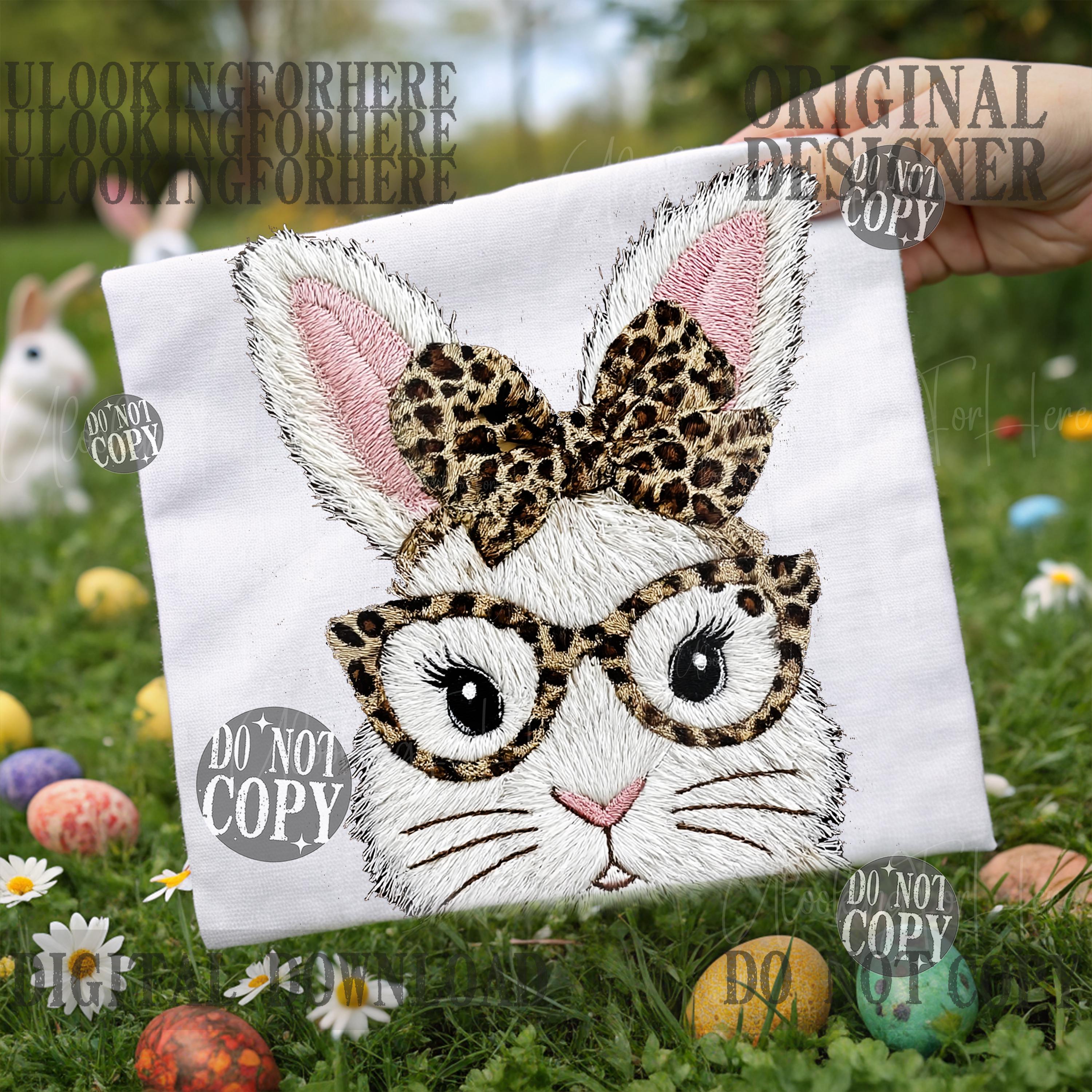 2png Leopard Easter Bunny Png | Leopard Print PNG | Easter Aesthetics ...