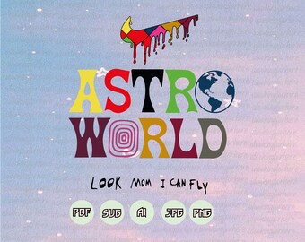Astroworld Font Svg - Etsy
