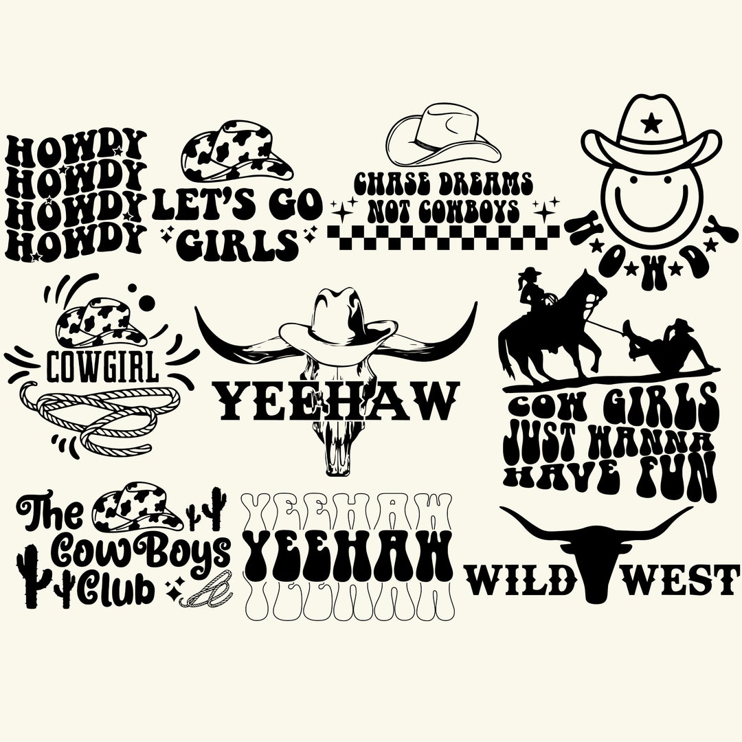 Cowgirl SVG|PNG, Cowboy SVG, Western Svg, Howdy Svg, Wild West Svg ...