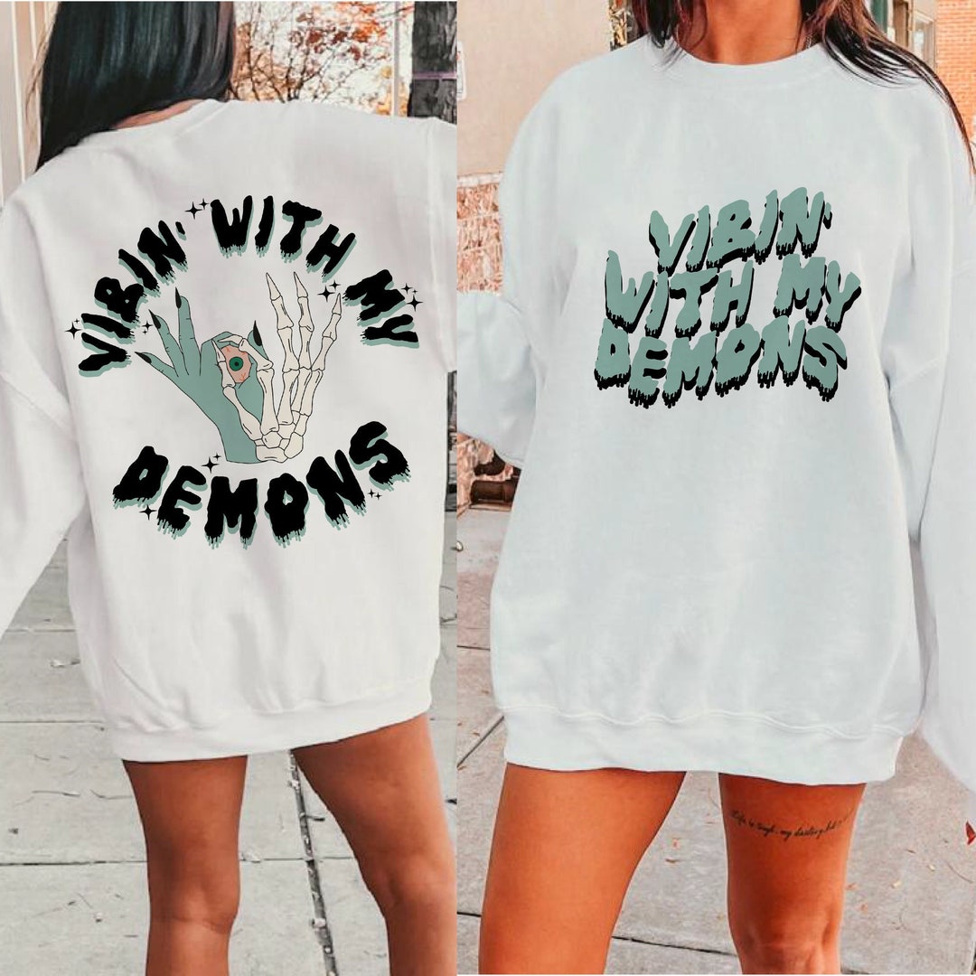 Vibin With My Demons Svg Vibin With My Demons Png Funny - Etsy