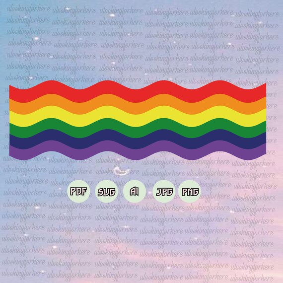 Pride Flag Svg Six Colors Pride Flag Svg Pride Flag Clipart - Etsy
