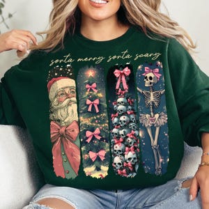Sorta Merry Sorta Scary PNG, Christmas Tree PNG, Skeleton Christmas PNG ...