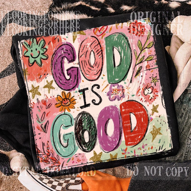 Preppy God is Good PNG Sublimation Design, Easter Png, Bible Verse Png ...