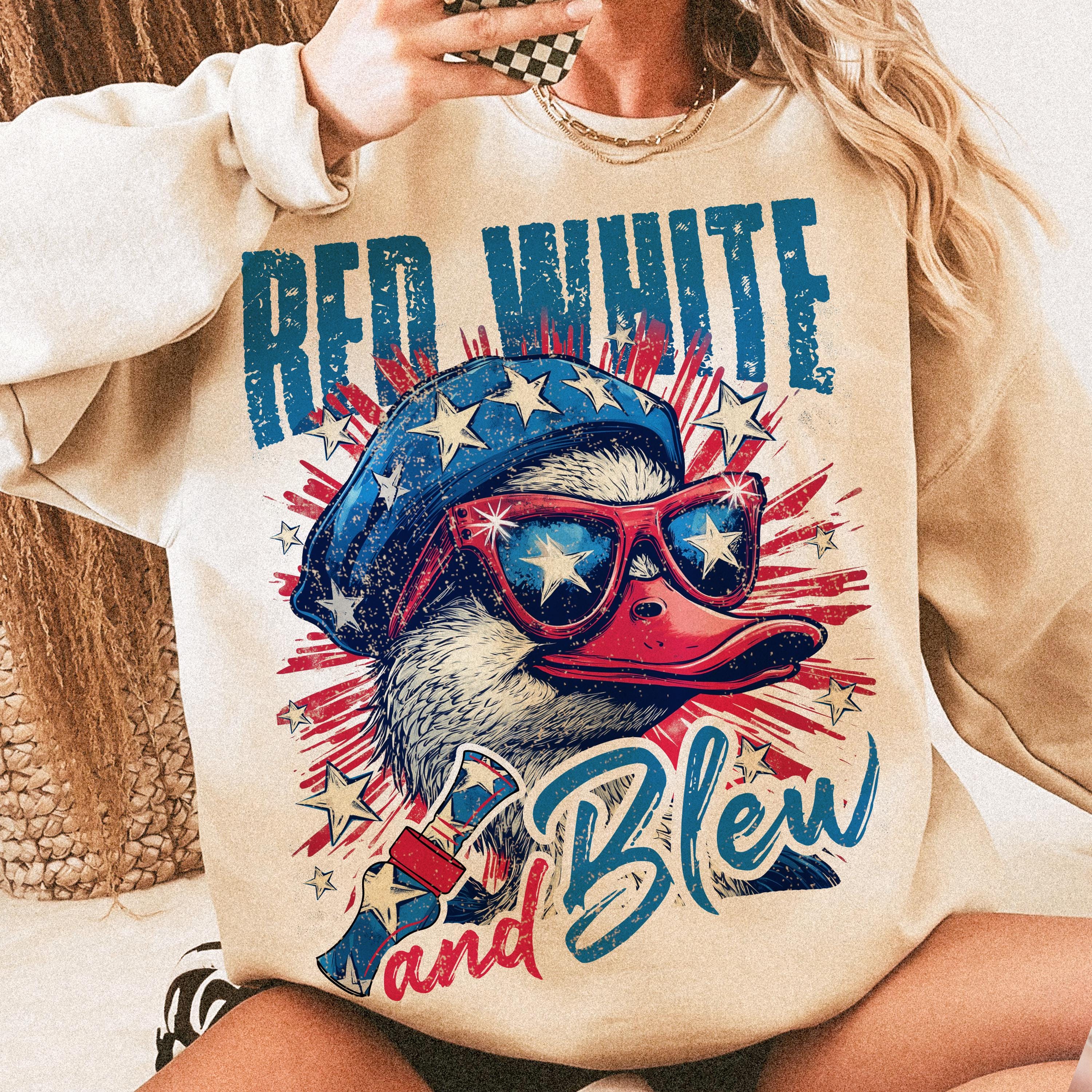 Duck 4th July Png | Red White & Blue Png Duck Call, Boys Independence ...