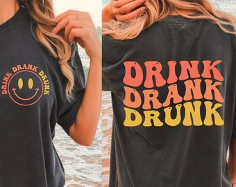Drink, Drank, Drunk Svg, Drinking Svg, Summer Shirt Svg, Summer Svg ...