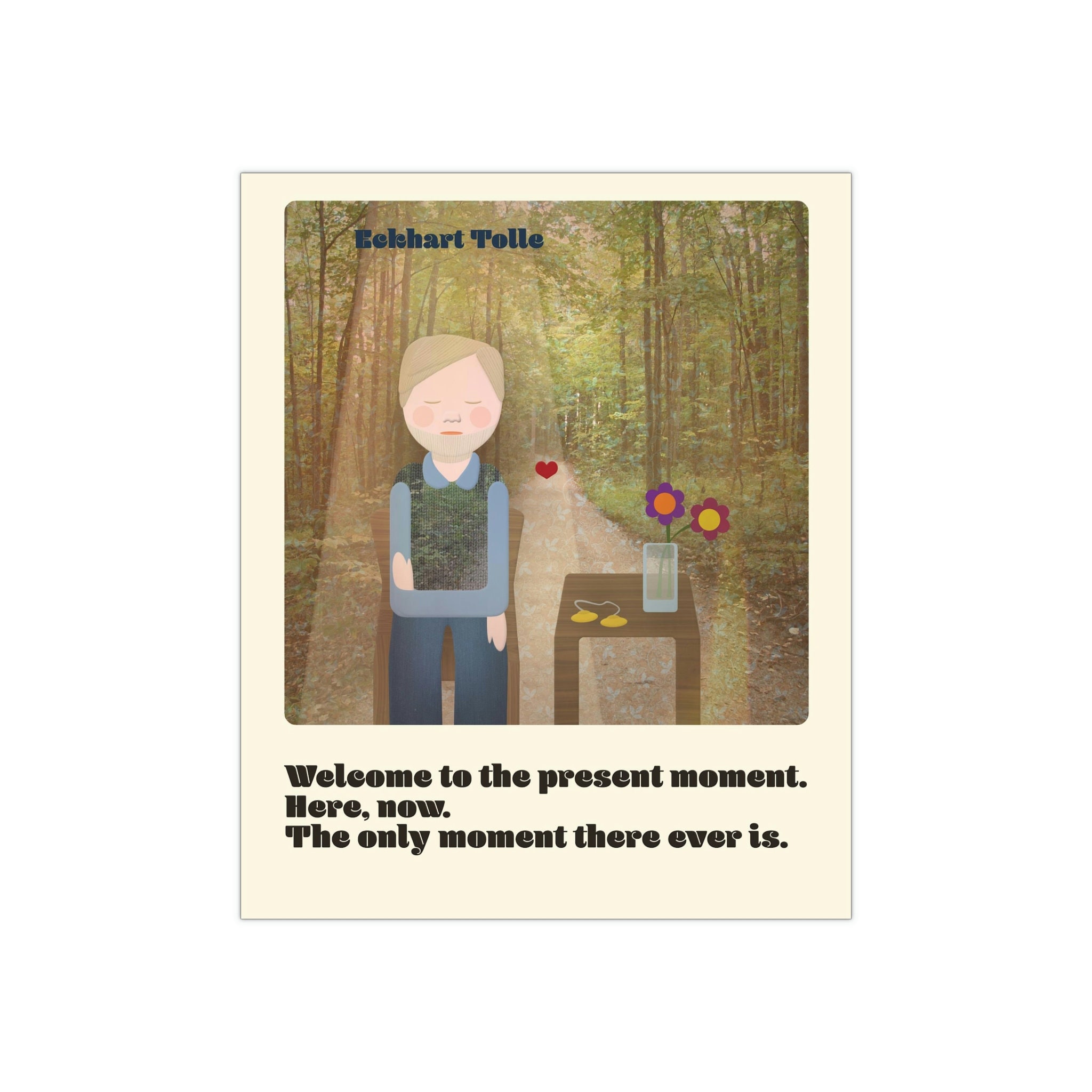Eckhart Tolle Poster Print Wall Home Decor Art Eckhart Tolle Quote Wall ...