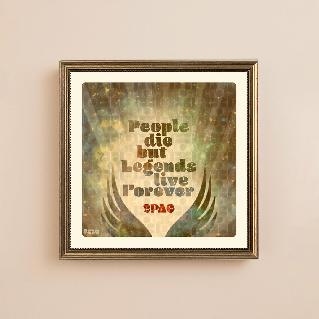 Tupac Shakur Art Download 2pac Digital Wall Art Quote 2 Pac Gifts Thug ...