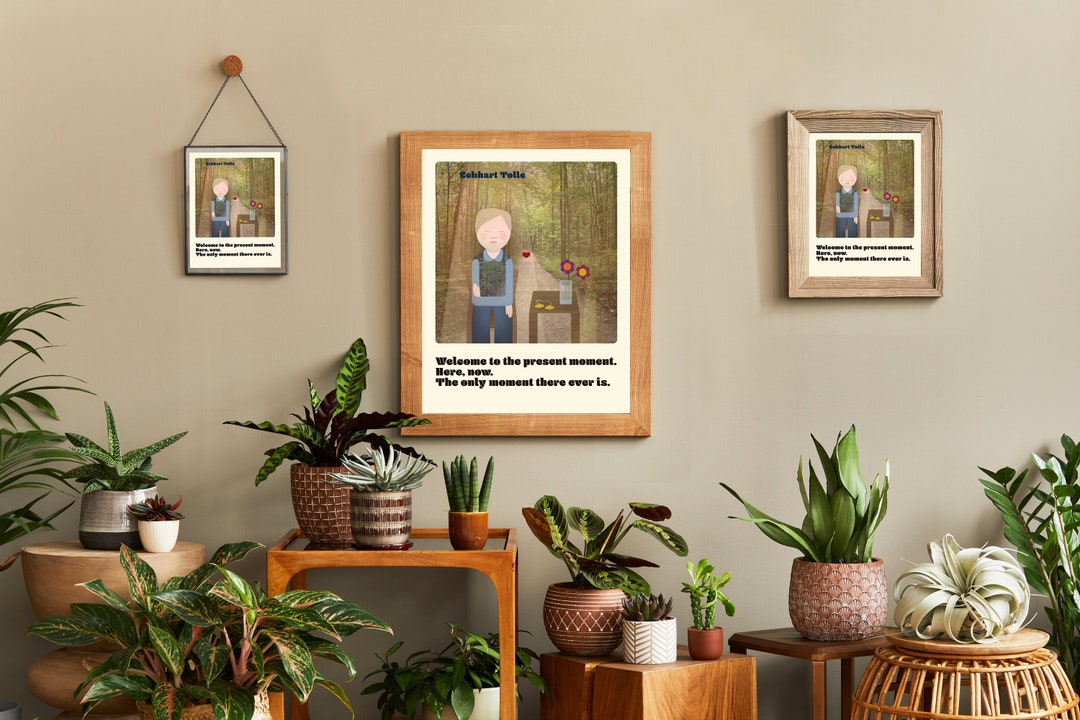 Eckhart Tolle Poster Print Wall Home Decor Art Eckhart Tolle Quote Wall ...