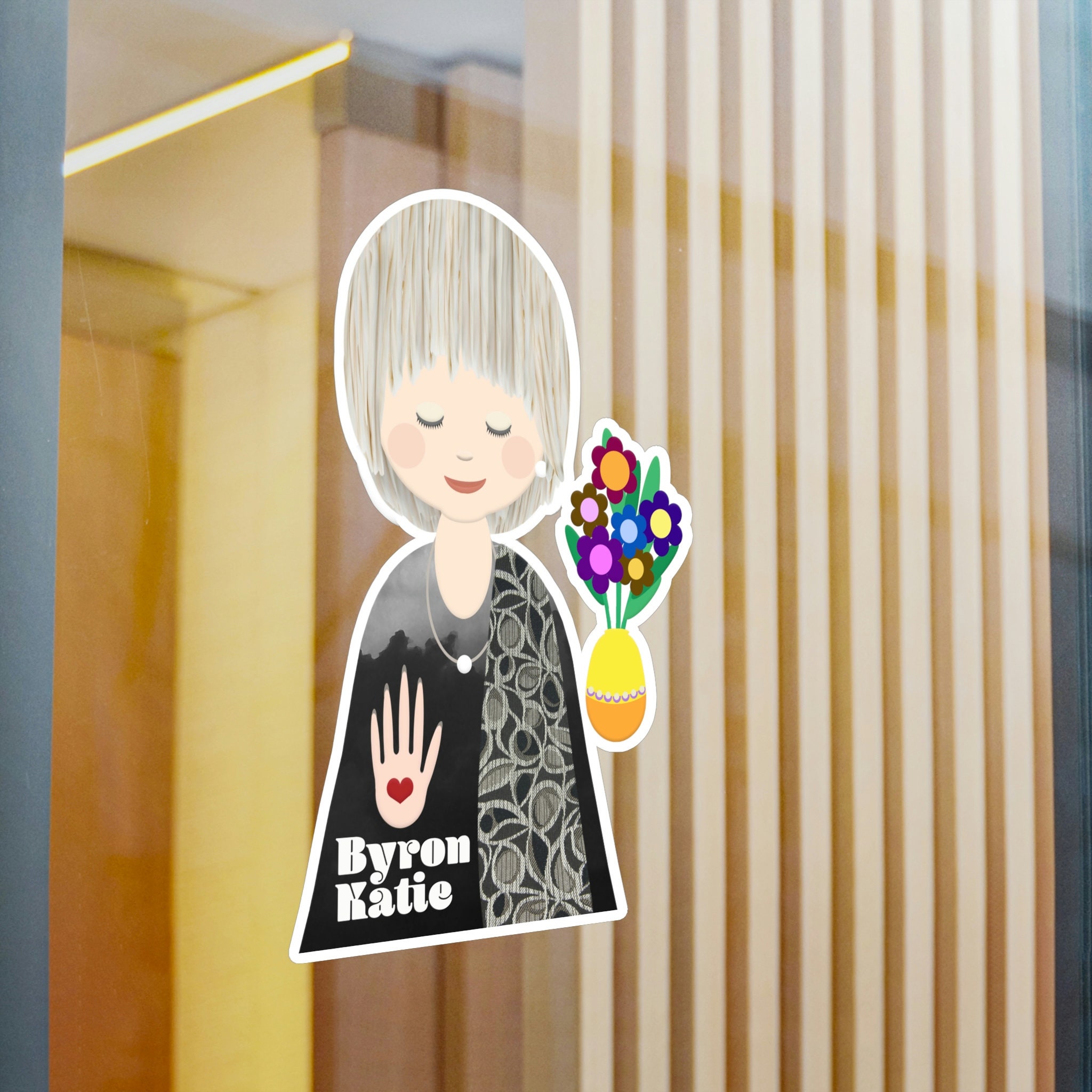 Byron Katie Sticker Laptop Decals Cute Byron Katie Art Gift - Etsy