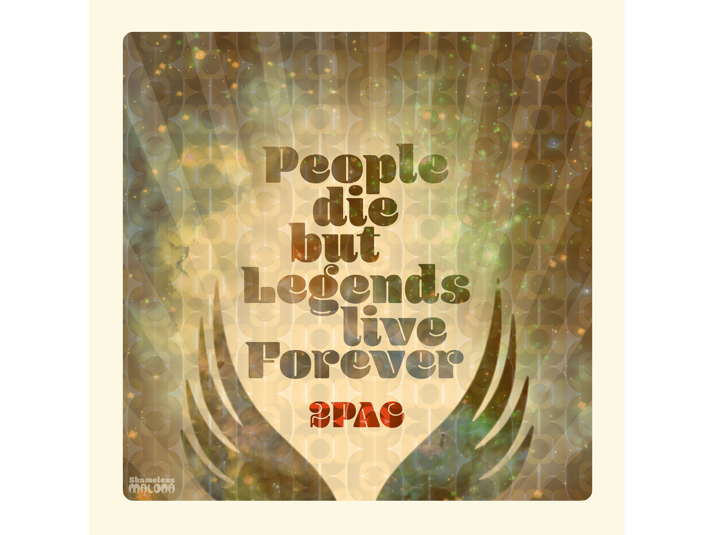 Tupac Shakur Art Download 2pac Digital Wall Art Quote 2 Pac Gifts Thug ...