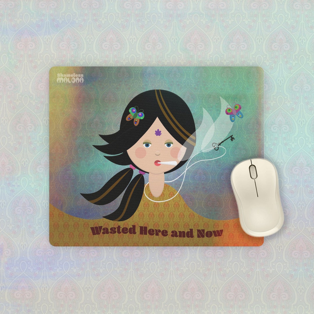 Mouse Pad Cute Home Office Décor Funny Mousepad Gift for Stoner ...