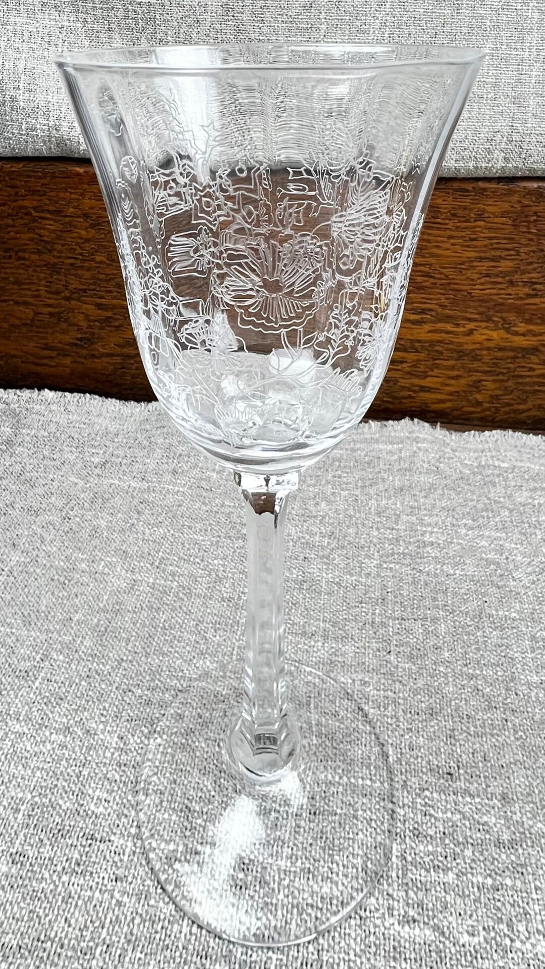 Lenox Temple Blossom Stemmed Water Glass - Etsy