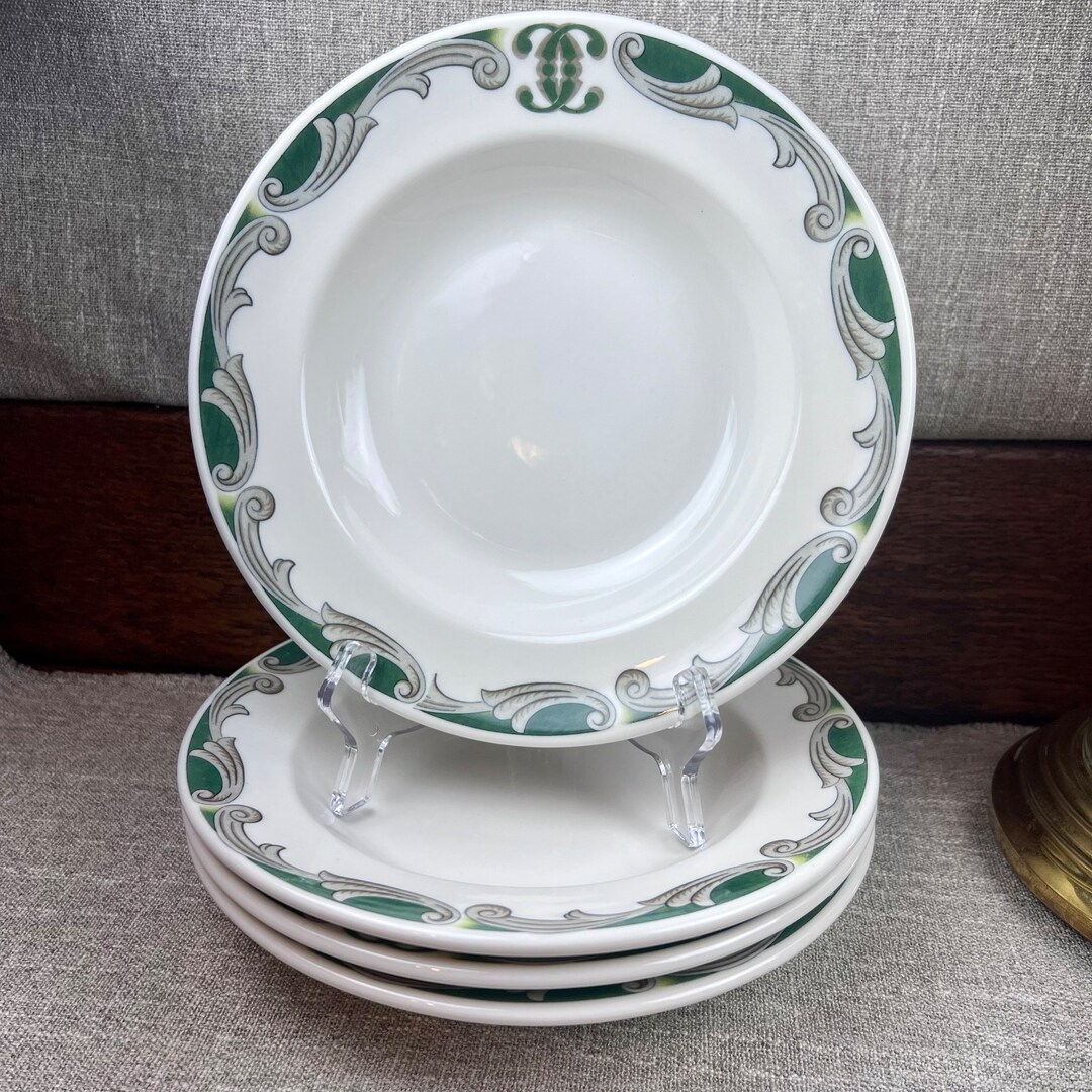 Vintage Shenango China USA Double C CC Baroque Restaurant Ware Rimmed ...