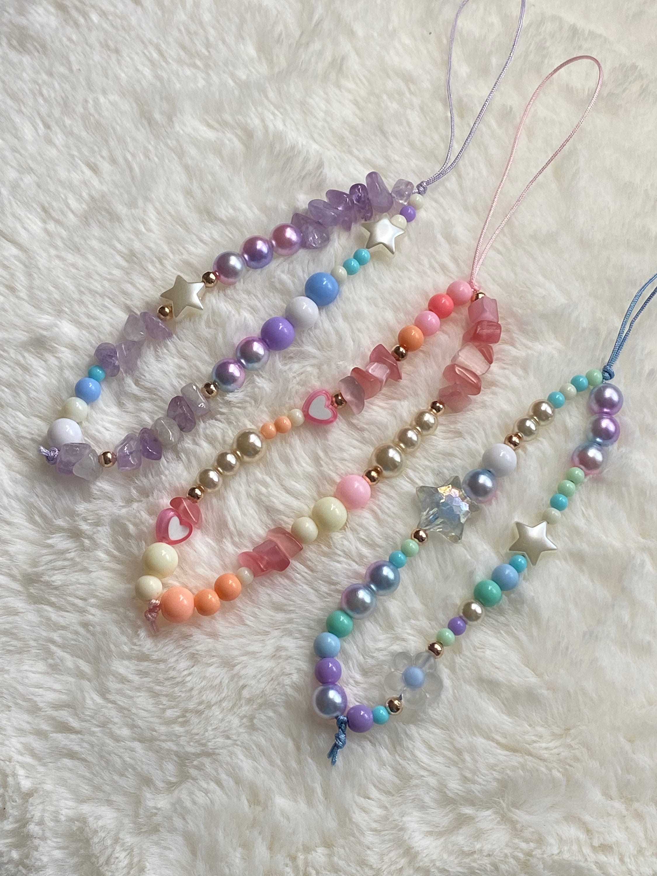 Cute Beaded Phone Straps/charm - Etsy