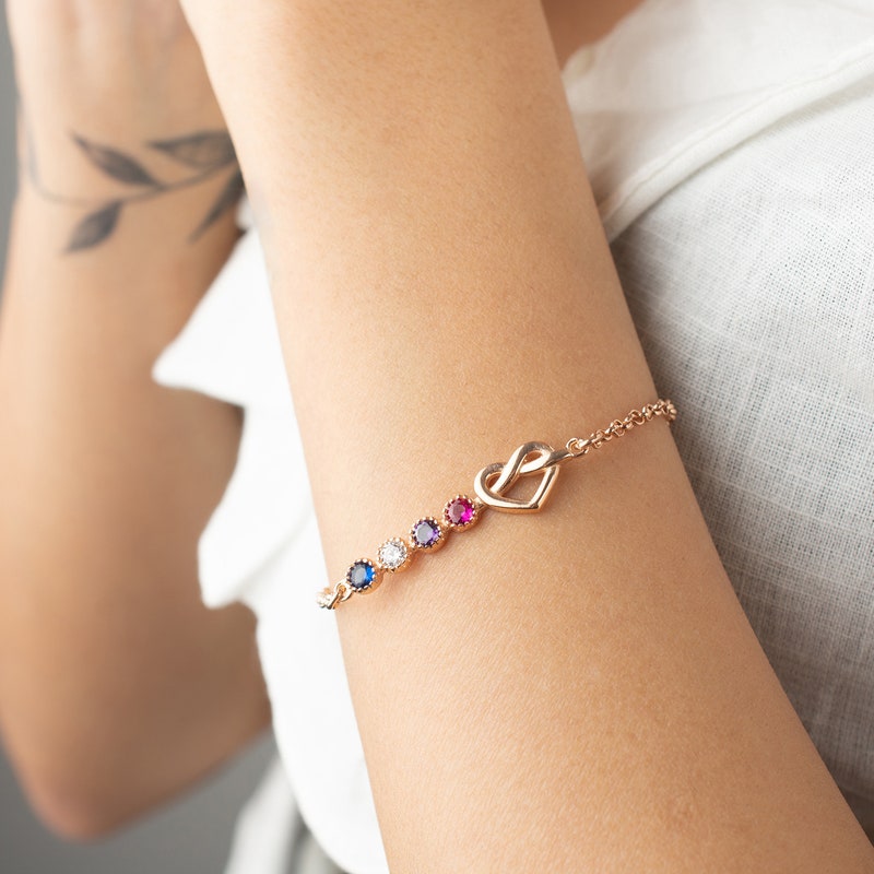 Birthstone Bracelet - Etsy