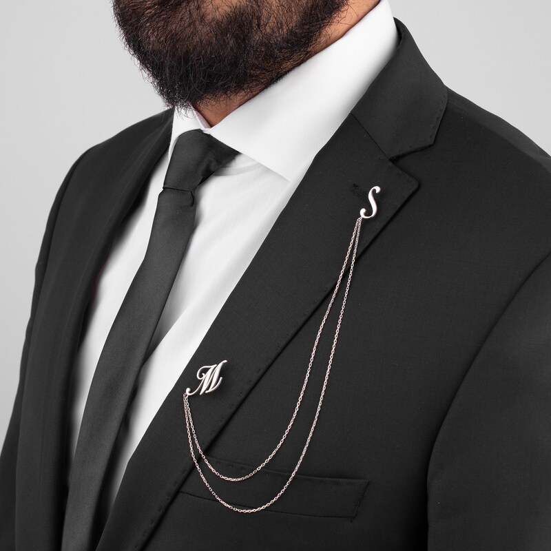 Lapel Pin Chain - Etsy