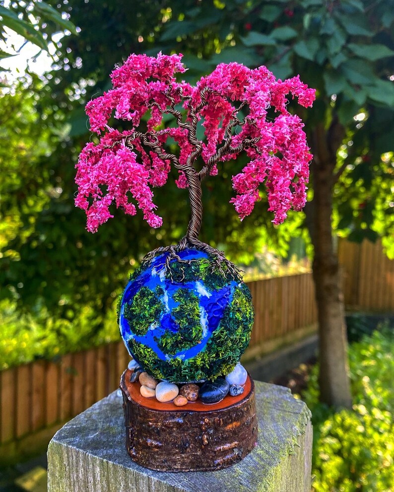 Cherry Blossom Wire Tree - Etsy