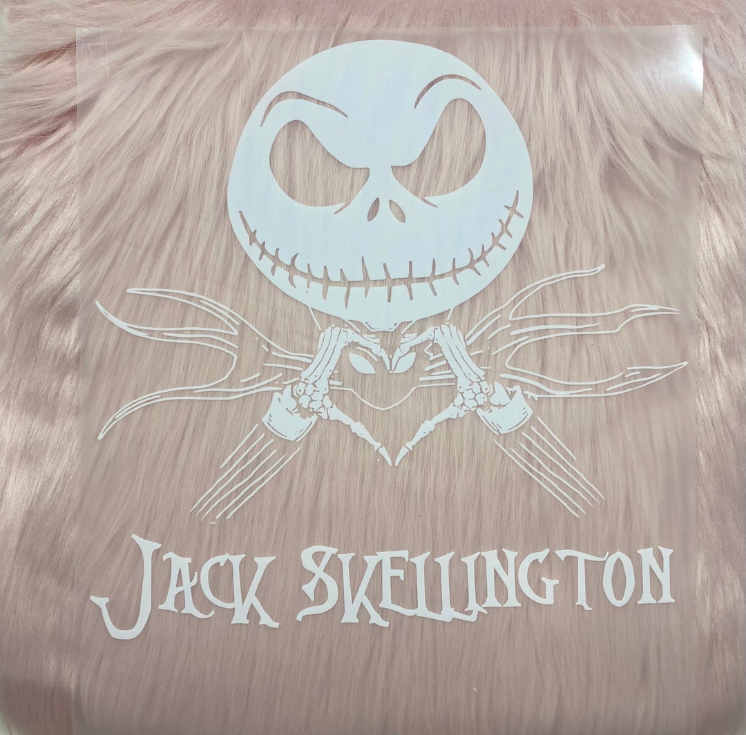Jack Skellington UV DTF Heat Transfer - Etsy