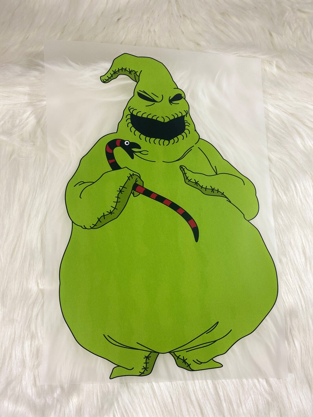 Oogie Boogie With Snake UV DTF Heat Transfer - Etsy