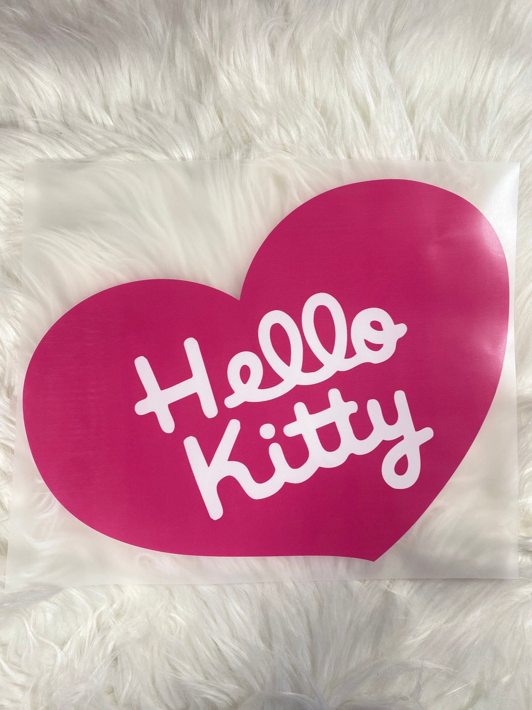 Hello Kitty UV DTF Heat Transfer - Etsy