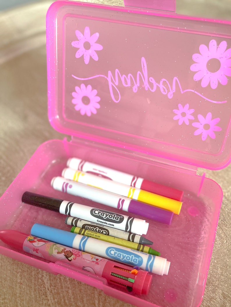 Kid's Pencil Box Custom Pencil Box School Supplies - Etsy