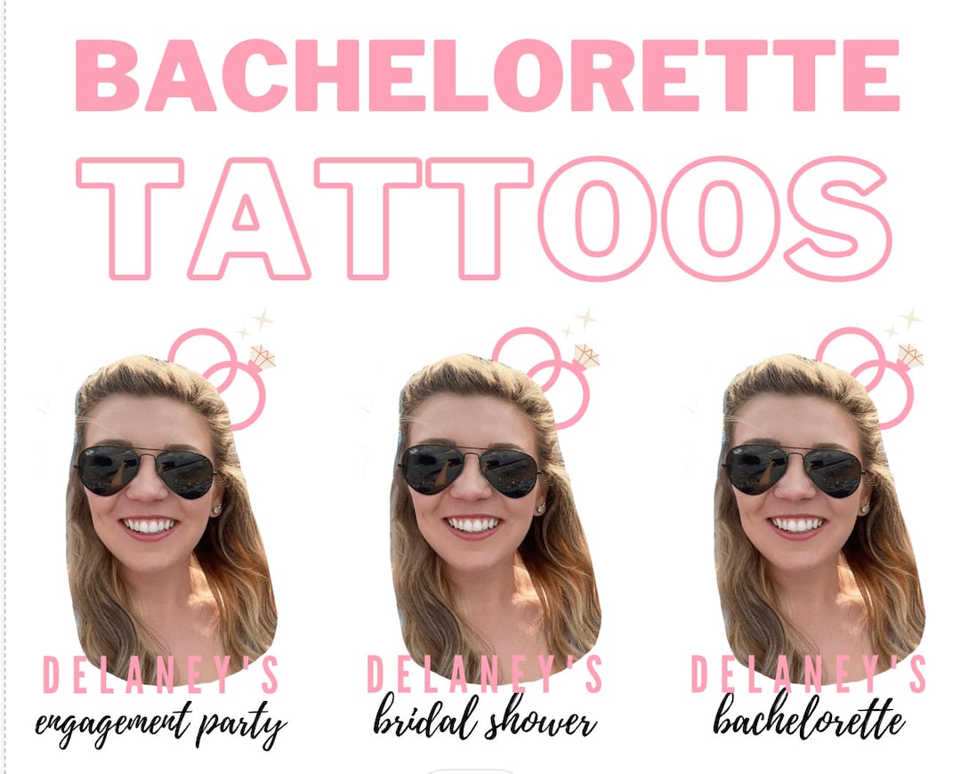 Bachelorette Party Tattoos | Custom Temporary Tattoos | Bachelorette ...