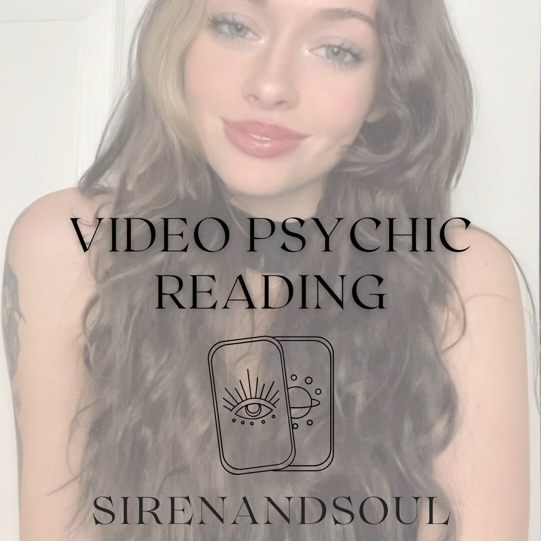VIDEO Psychic Tarot Card + Visions Reading | 15 Minutes - Etsy