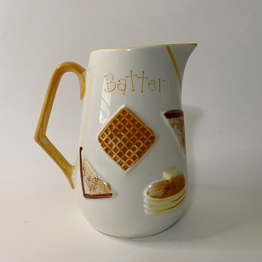 Vintage Napco Batter Pitcher, Vintage Breakfast Pitcher, Napco Pancake ...