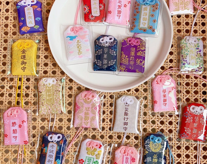 Good Luck Charm Lucky Amulet Knotted Japanese Omamori - Etsy