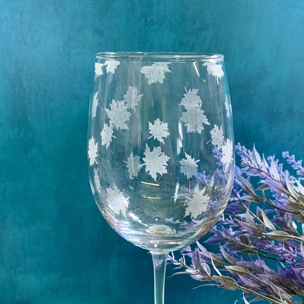 Fall Wine Glass - Etsy