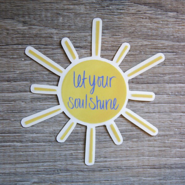 Sun Sticker - Etsy