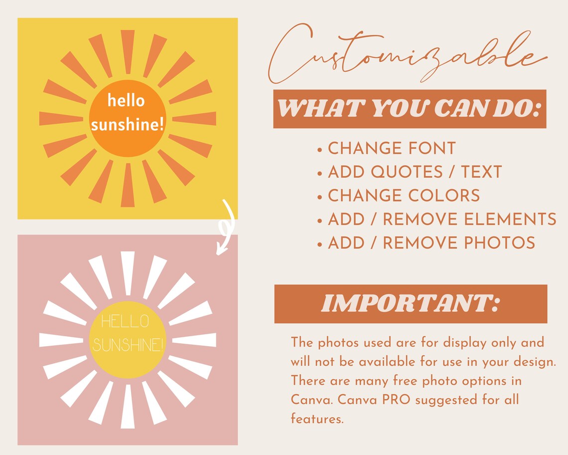 70s Retro Instagram / Retro Instagram Post / Customizable IG - Etsy