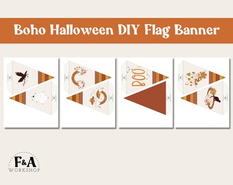 Halloween Pennant Flag Printables, Printable Halloween Pennant Flags ...