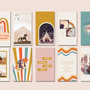 70s Retro Instagram / Retro Instagram Post / Customizable IG - Etsy