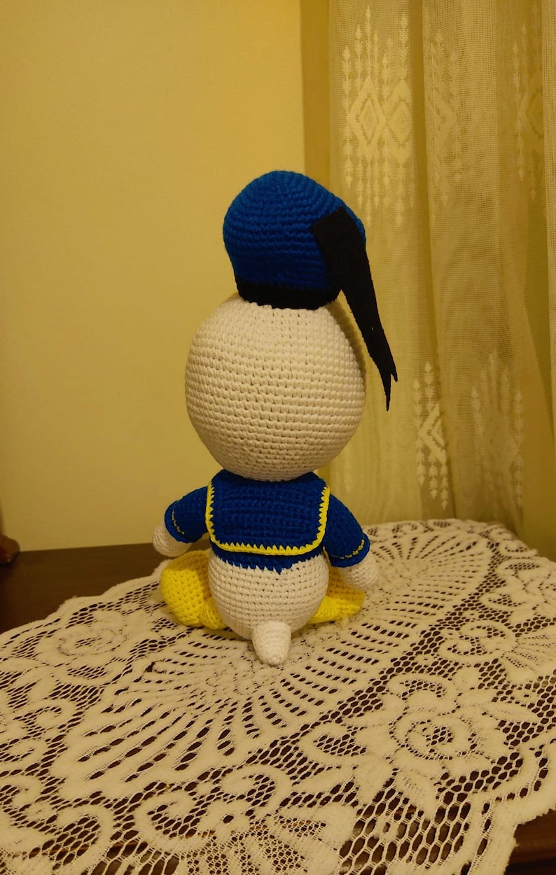 Crochet Pattern Amigurumi Donald Duck, PDF English Tutorial Crochet ...