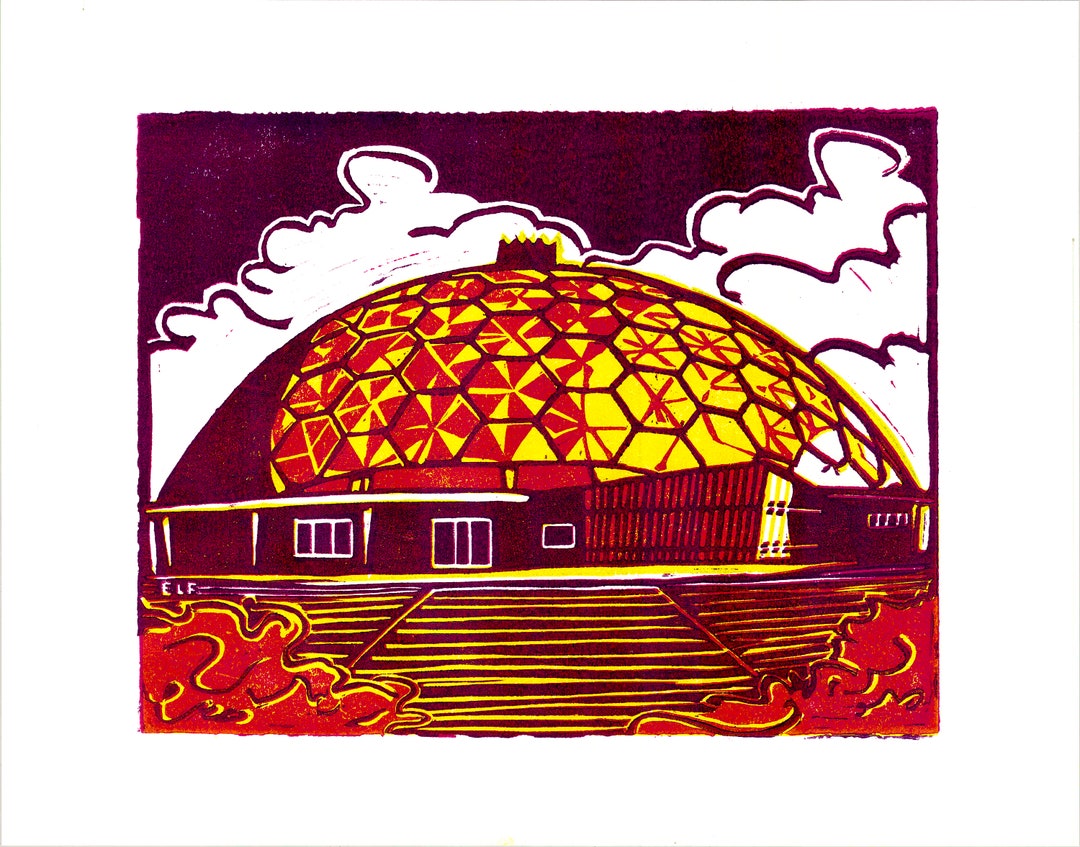 OKC Gold Dome Building | Unique Design Print | High Quality Materials ...