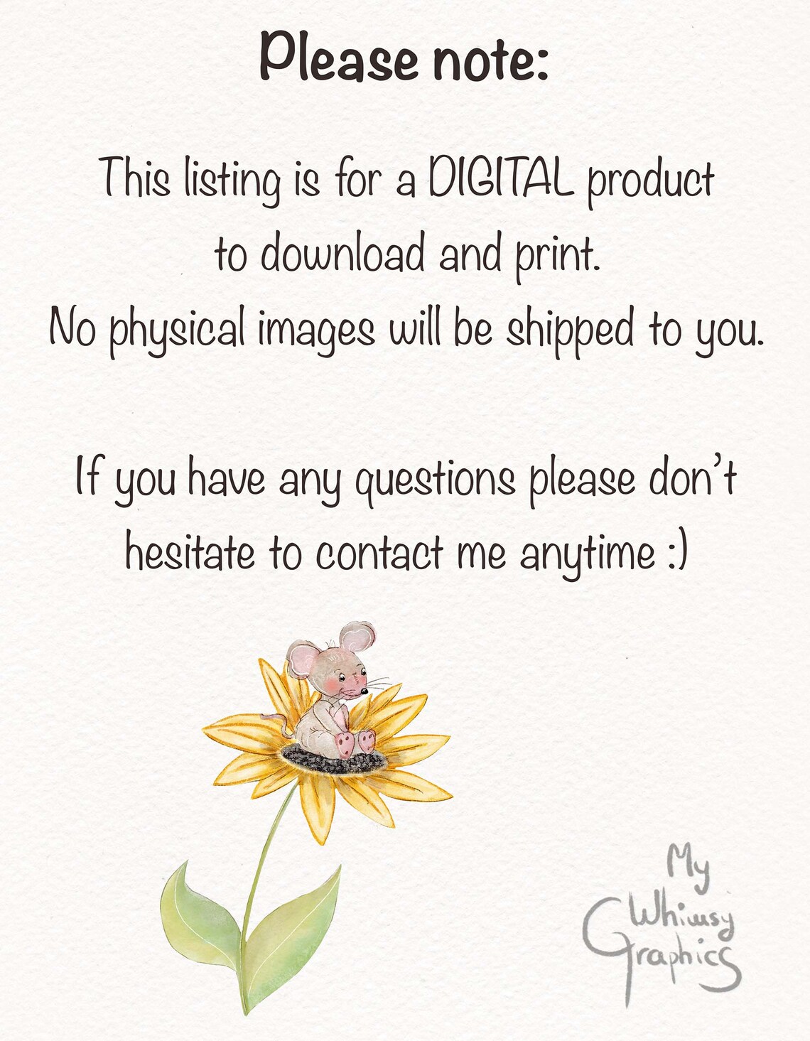 Cute Mice Clipart, Mouse Clipart, Cottage Core Clipart, Flowers Clipart ...