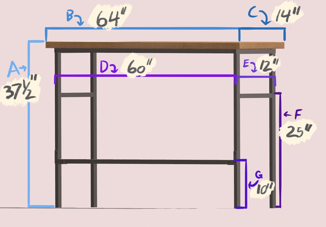 Custom Slab Bar Table - Etsy
